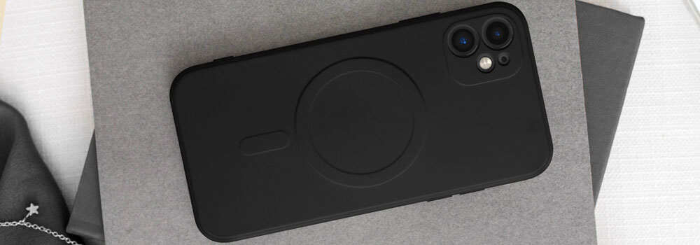 Coque Magsafe iPhone 12 Silicone Flexible Intérieur Soft Touch Mag ...