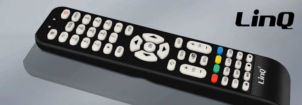 Télécommande Universelle Télévision p. TV Sharp, LinQ - Noir - Français