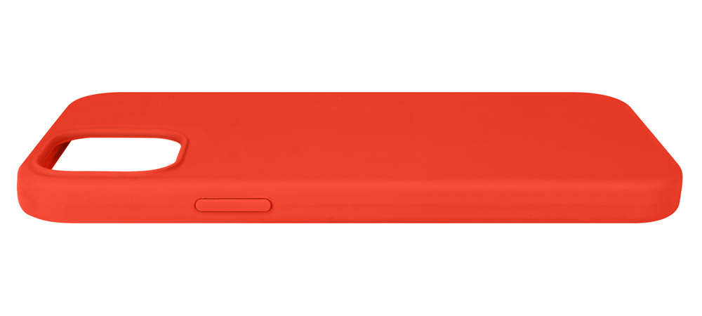 Cover per iPhone 13 Mini, in Silicone con Finitura Soft-touch - Corallo - Italiano