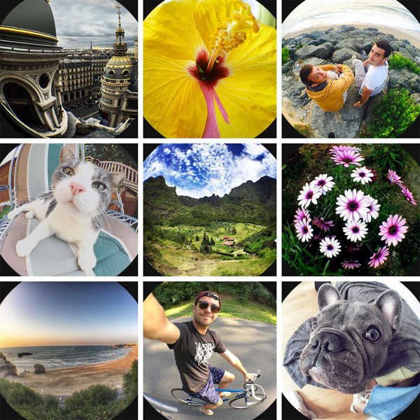 Objectif Fisheye 180° fixation clip, by Pixter p. Smartphones - Français